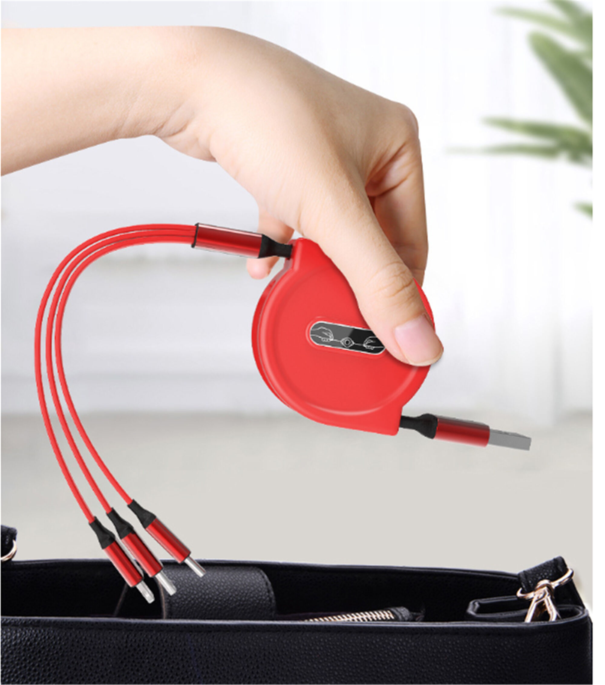 Buy China Wholesale 3-in-1 Telescopic Data Cable 3a Fast Charging Multi ...