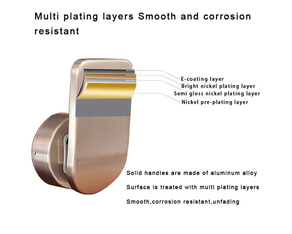 Popular Unique On Market Push Pull Door Locks Silent Indoor Door Use ...