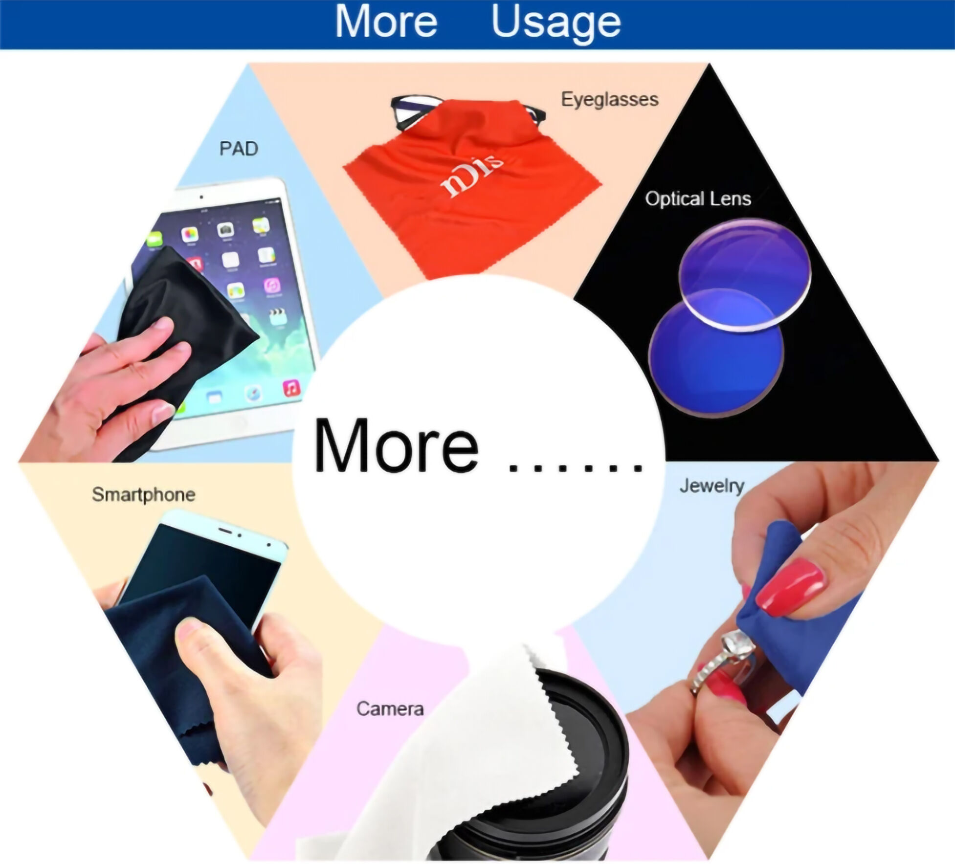 Buy Wholesale China Custom Logo Microfiber Cleaning Lens Cloth For ...