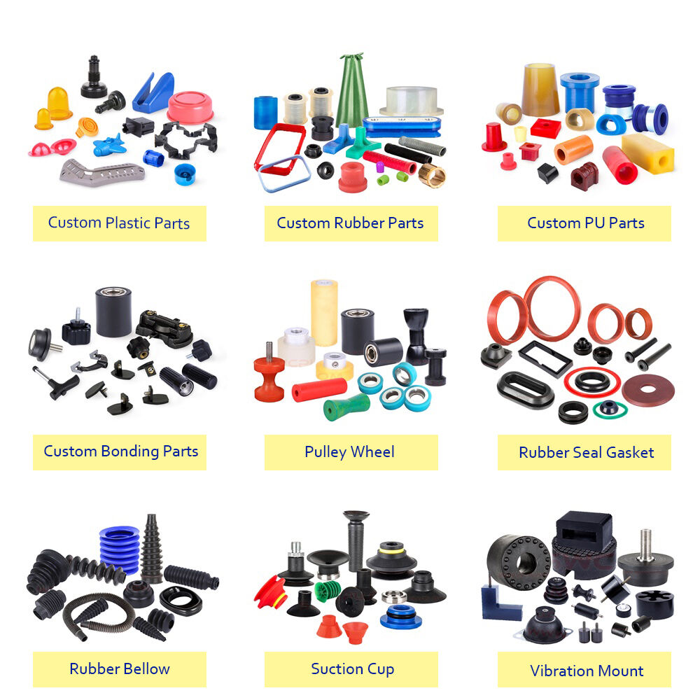 Customized Rubber Mounting Parts, Electric Motor Anti Vibration Rubber ...