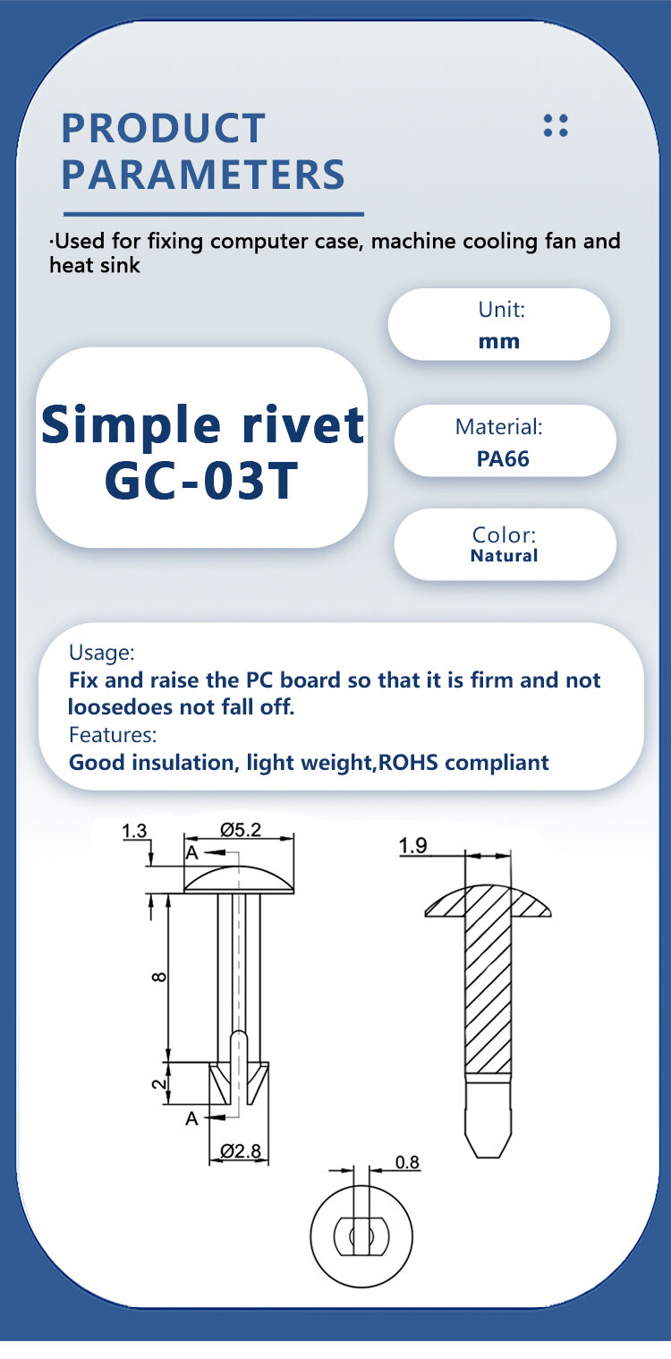 Buy Wholesale China Mounting Clips Gc-03t Transparent Plastic Snap ...