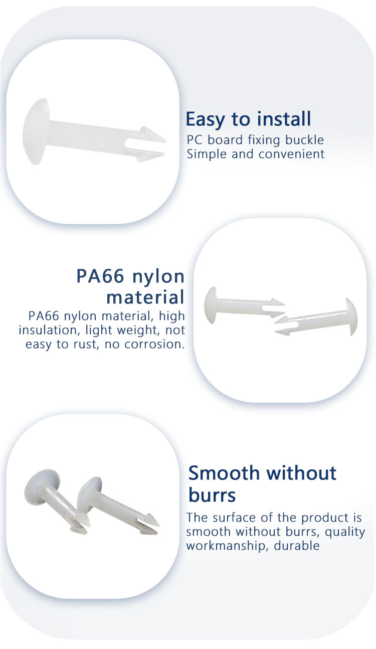 Buy Wholesale China Mounting Clips Gc-03t Transparent Plastic Snap ...