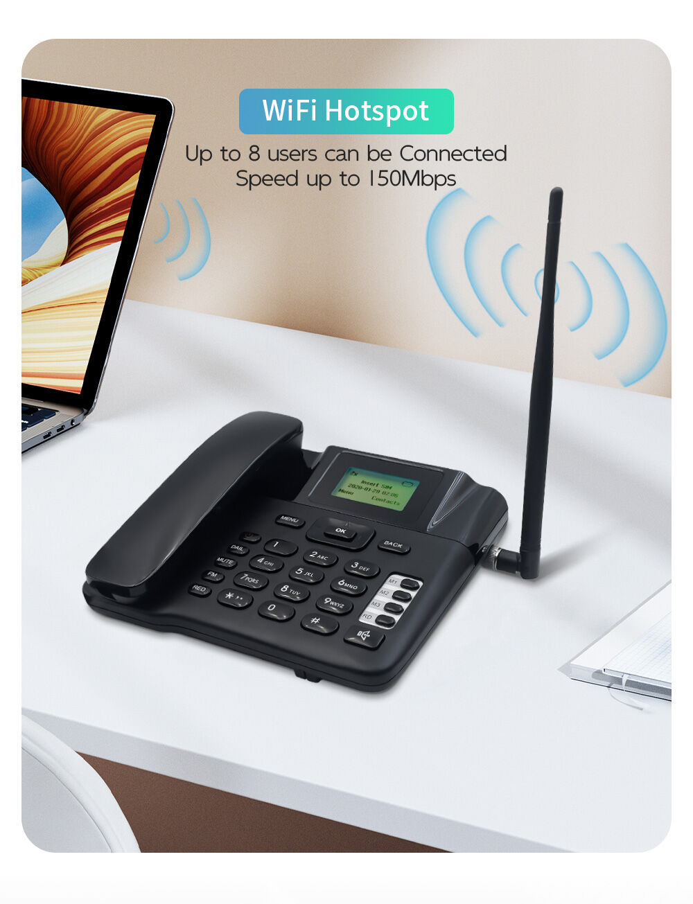 Bulk Buy China Wholesale Cordless Phone 4g Lte Gsm Fixed Wireless ...