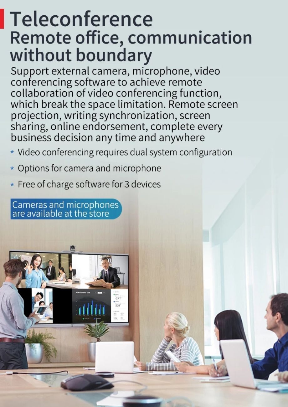 Smart 65 Inch Interactive Flat Panel Enterprise Conference All-in-one ...