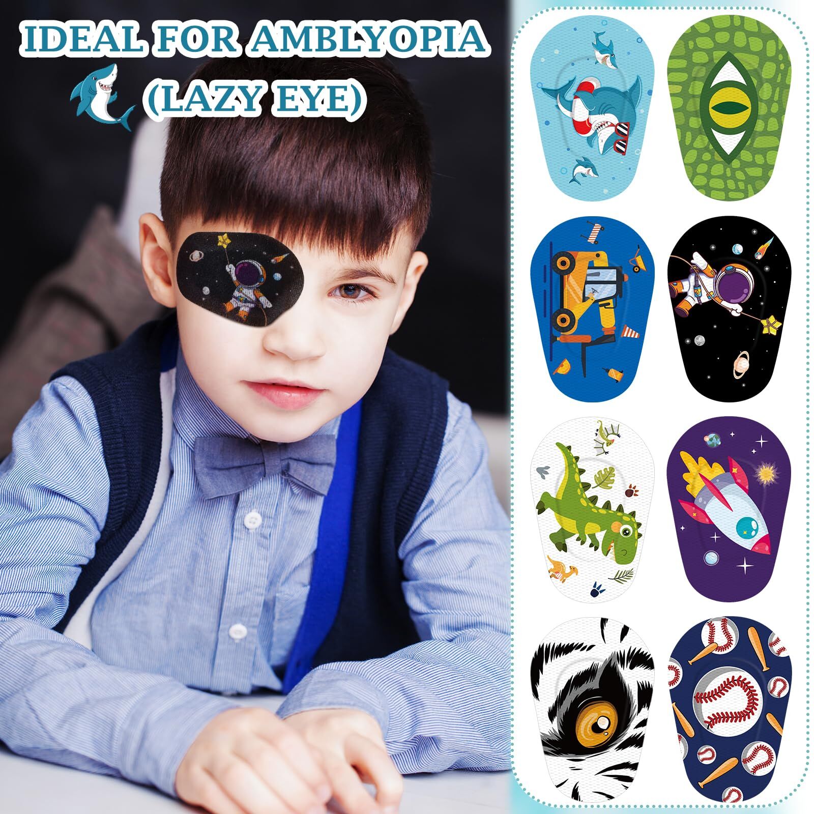 Adhesive Eye Patches For Kids Kids Eye Patches Cute Latex Free Adhesive ...