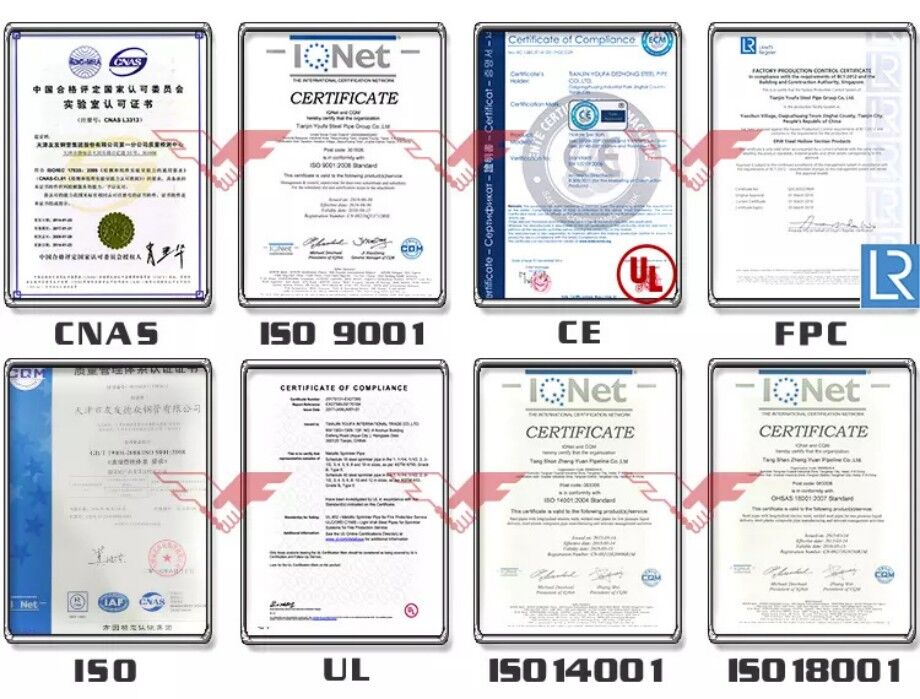 High-quality Astm A53 Type E Grade B Sch40 Red Painted Fire Protection ...