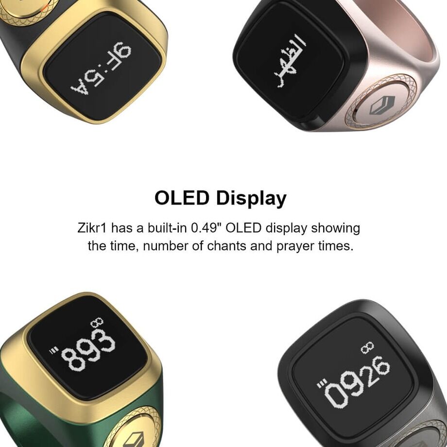 Buy Wholesale China Iqibla Aluminum Alloy Digital Tasbih Oled Screen ...