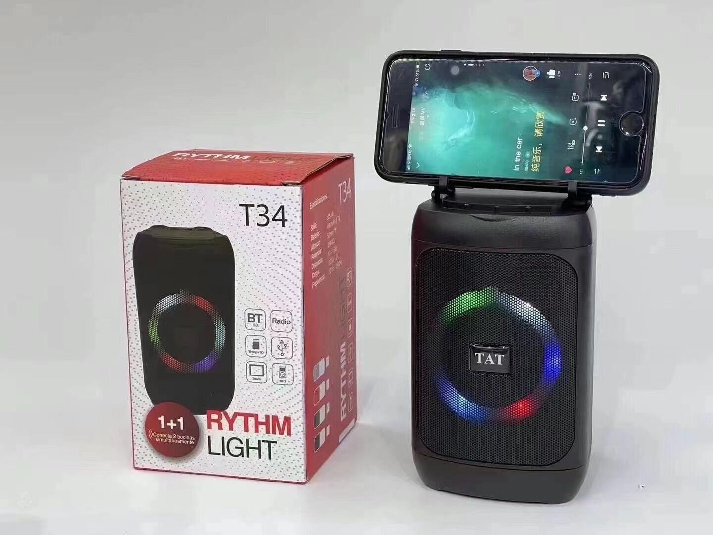 Ebesta Oem Factory Best Outdoor Bt Speaker +rgb+portable Speaker+with ...