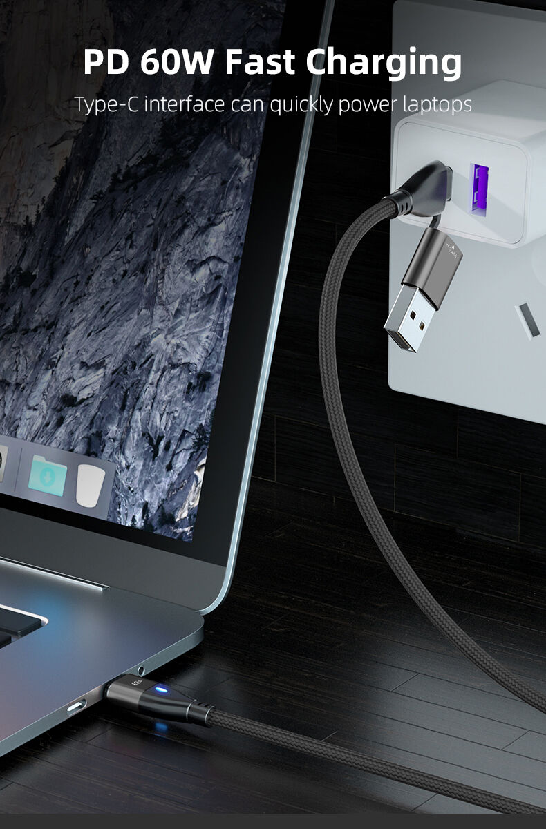 Buy Wholesale China Hot Selling Magnetic Charger Cable 6 In 1 Nylon 60w ...