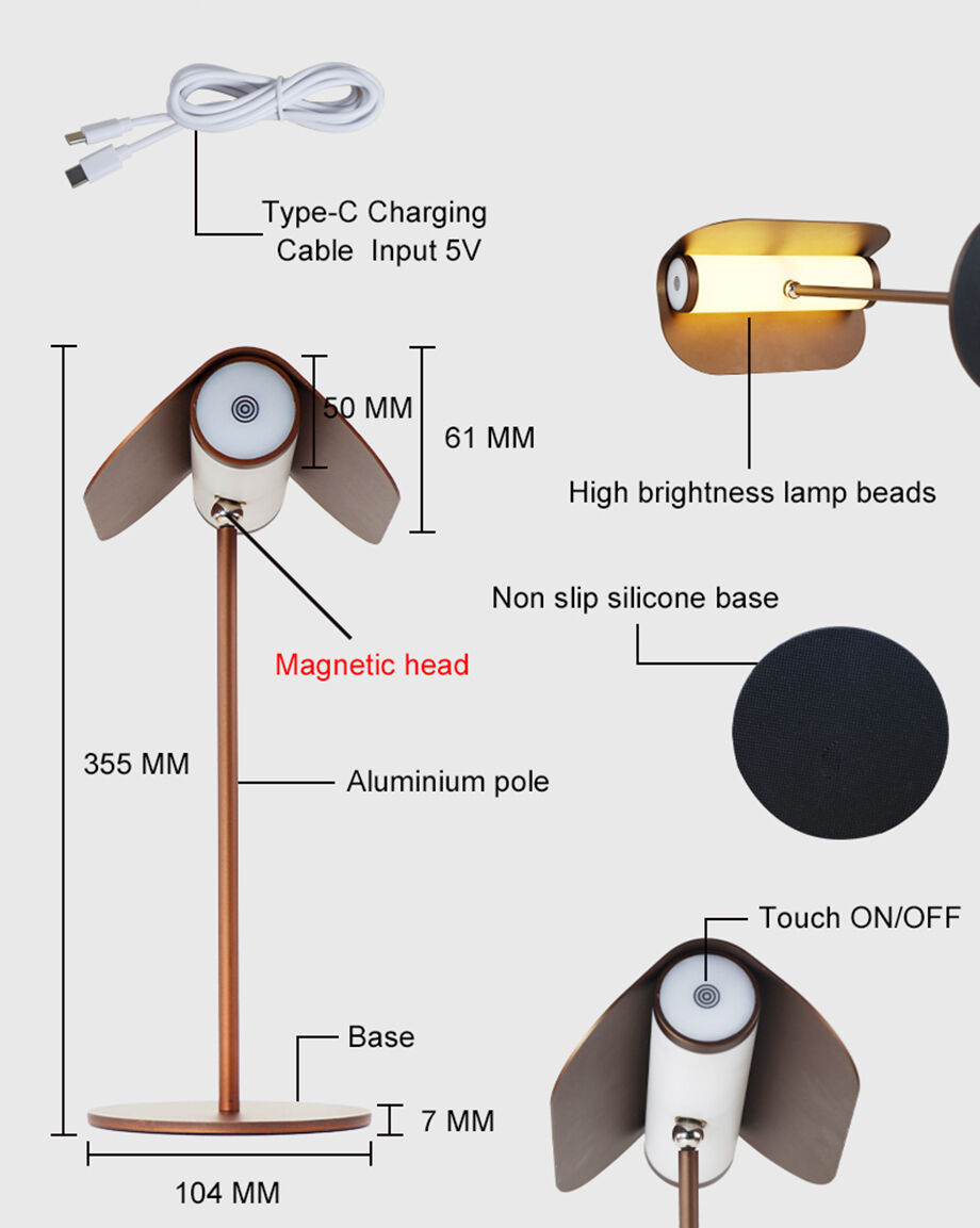 Buy Wholesale China Newly-designed Table Lamp Touch Dimming Bedroom ...