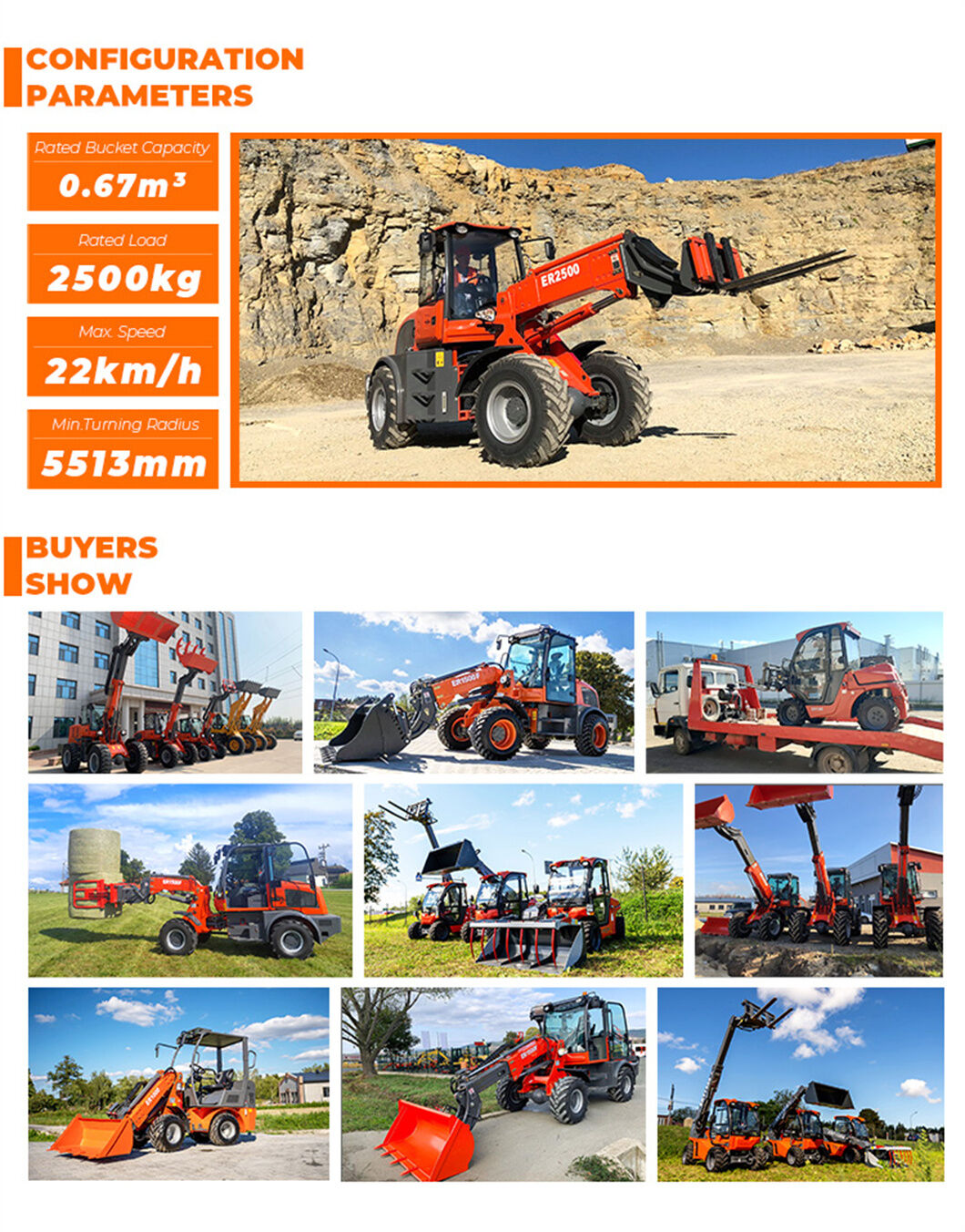 Buy Wholesale China Everun Er2500 2.5t Ce Approved Machinery With ...