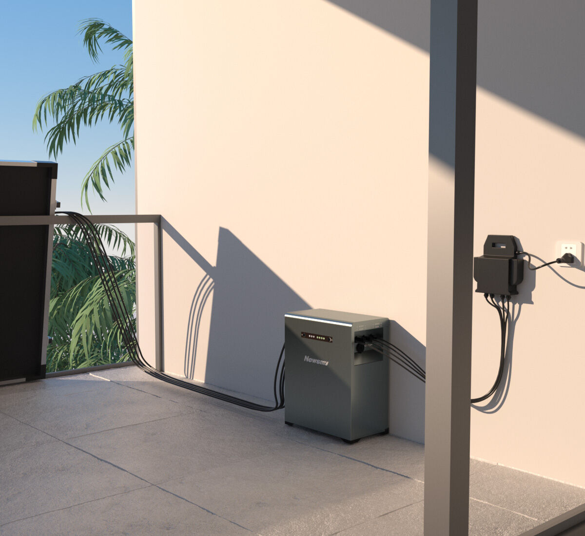 2000kwh 1500w Solar Pv In 800w Output On Grid Germany Balcony Energy ...