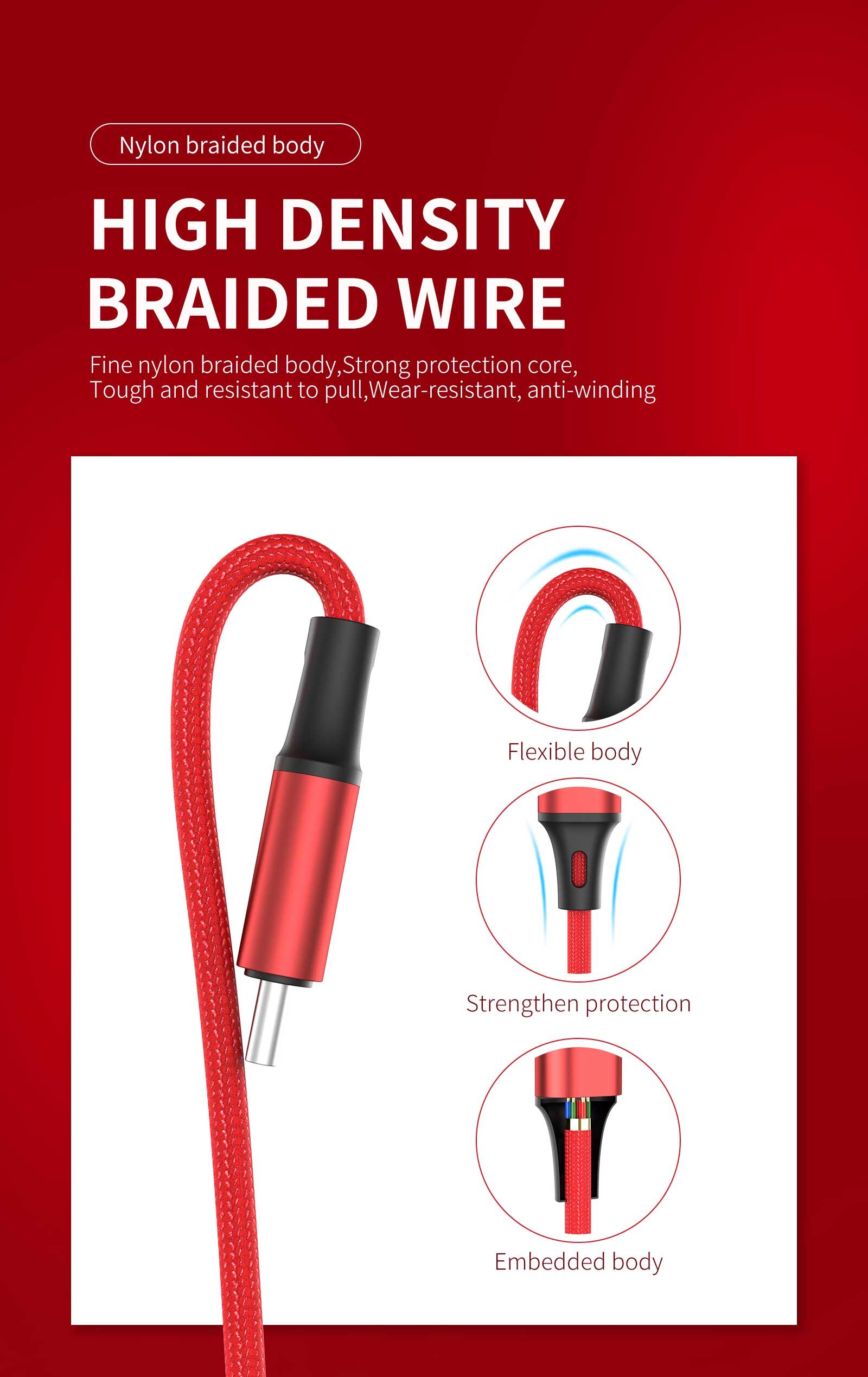 Buy Wholesale China Aspor Ac-23 Nylon Braided Factory Price Custom Data ...