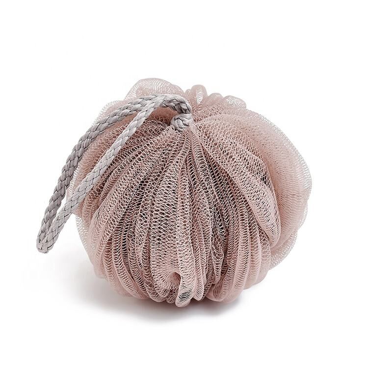 New Arrival Colours Oem Eco Friendly Pumpkin Shaped Pe Mesh Body Scrub ...