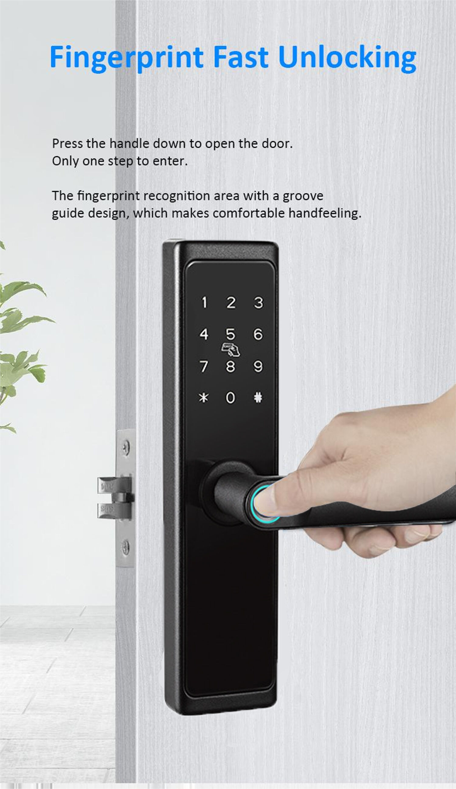 Buy Wholesale China Smart Door Lock Digital Fingerprint Password Ttlock ...