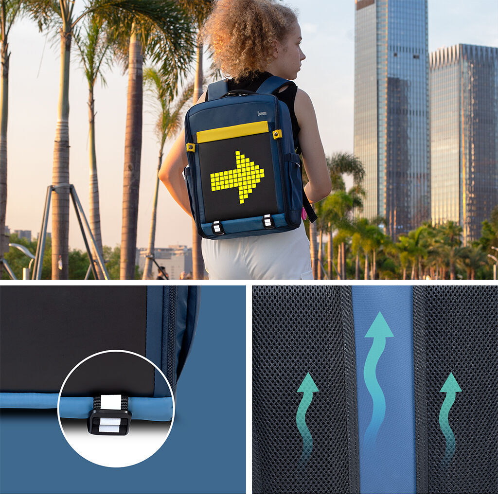 Buy Wholesale China Divoom Backpack-s With 13 Inch Programmable Pixel ...