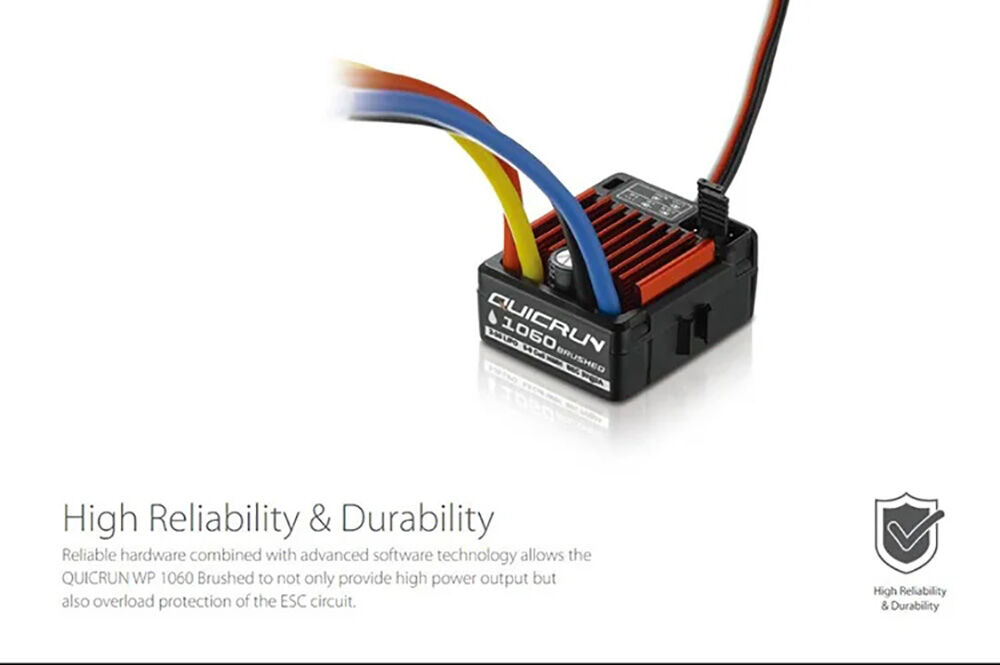 Waterproof Esc Hobbywing Quicrun 1060 60a Brushed Electronic Governor ...
