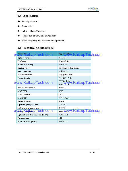 Buy Wholesale Hong Kong SAR Klt-mfa16-gc2053 V1.0 2mp Gc2053 Mipi ...