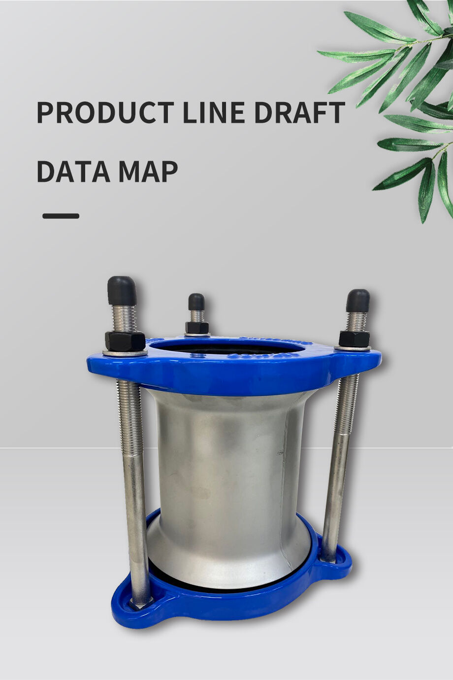 Ductile Iron Wide Range 4'' Universal Flexible Joint Coupling For Steel ...