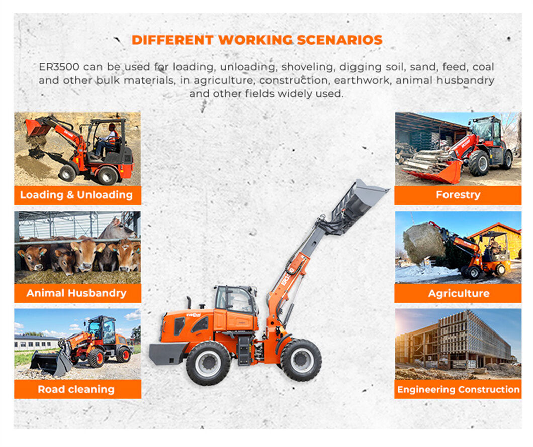 Everun Hot Sale 3ton Er3500 Machinery With Ce Approved Farm Hydraulic ...