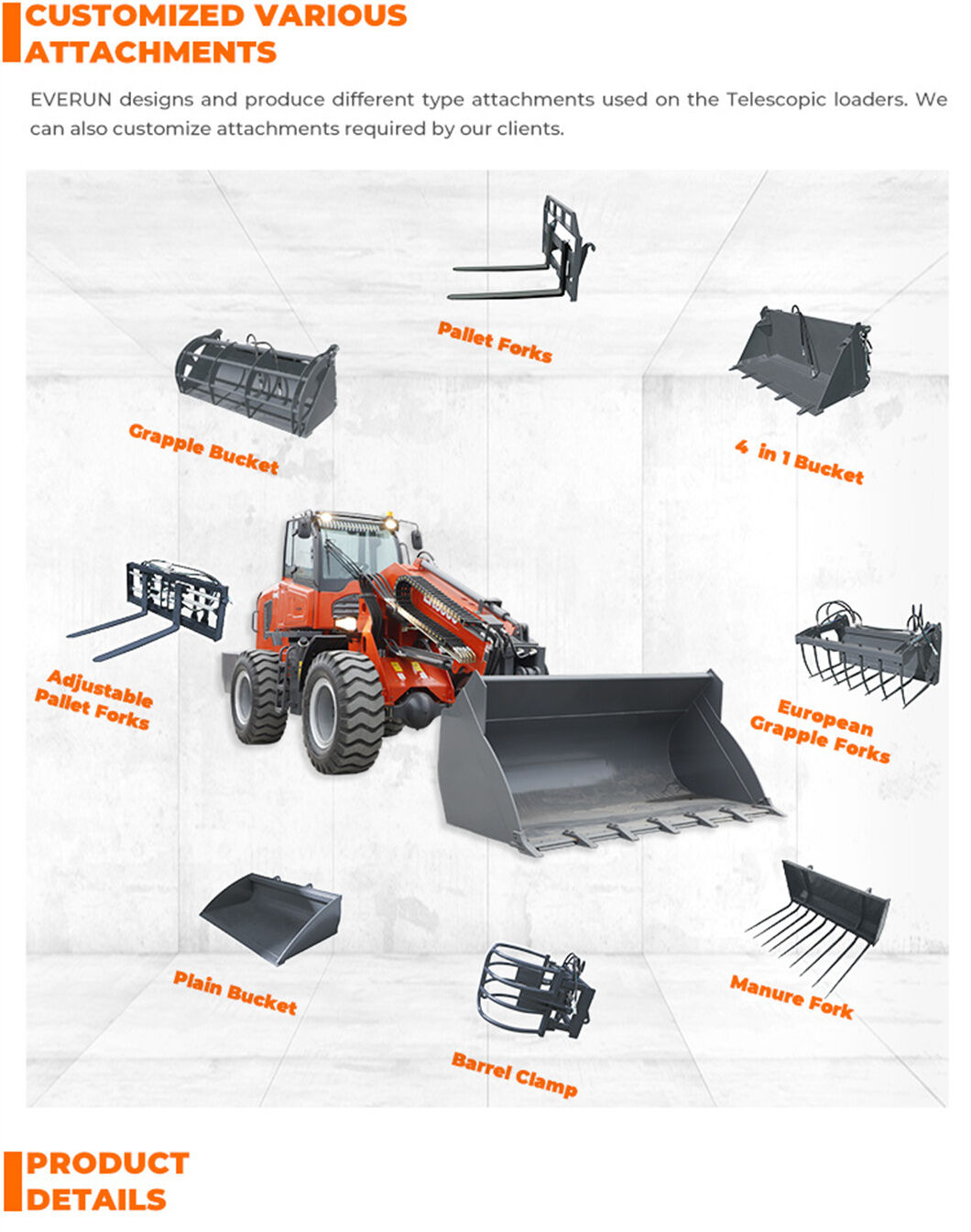 Everun Hot Sale 3ton Er3500 Machinery With Ce Approved Farm Hydraulic ...