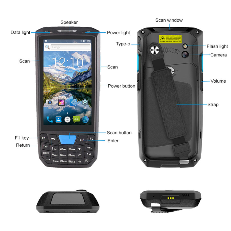 Buy Wholesale China 4g Wifi Gps Nfc Rfid 1d 2d Barcode Scanner Pda ...