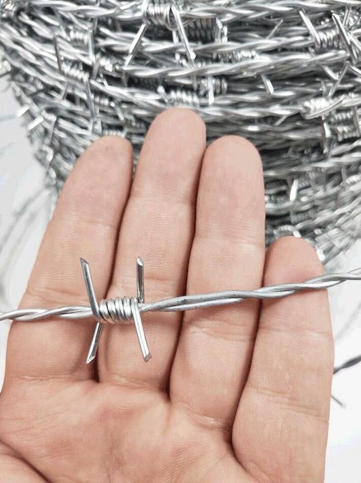 Salegalvanized Barbed Wire And Pvc Coated Barbed Wire Factory Price ...