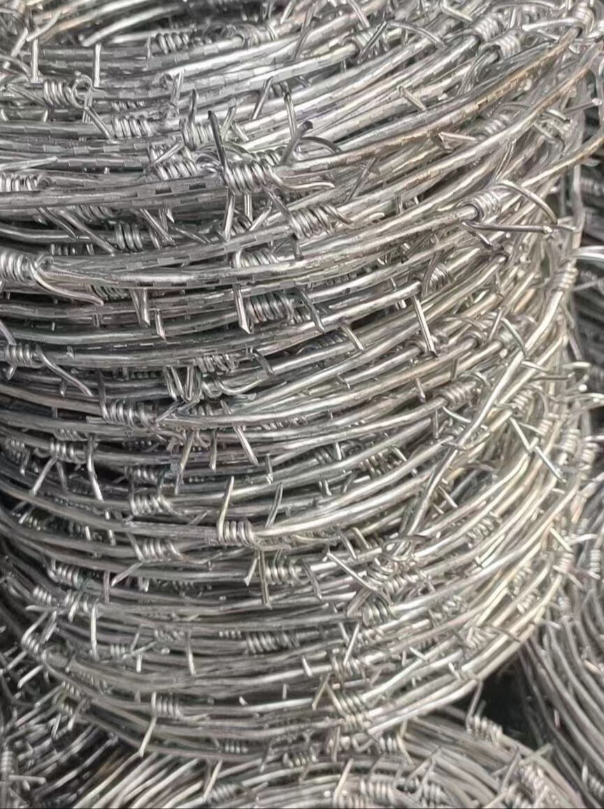 Barbed Wire Protective Fence Anti-theft Barbed Wire Farm Fencing, Thorn ...