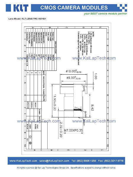 Buy Wholesale Hong Kong SAR Jal-km1-ov9712-1d V6.0 1mp Ov9712-1d Dvp ...