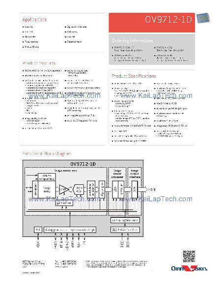 Buy Wholesale Hong Kong SAR Jal-km1-ov9712-1d V6.0 1mp Ov9712-1d Dvp ...