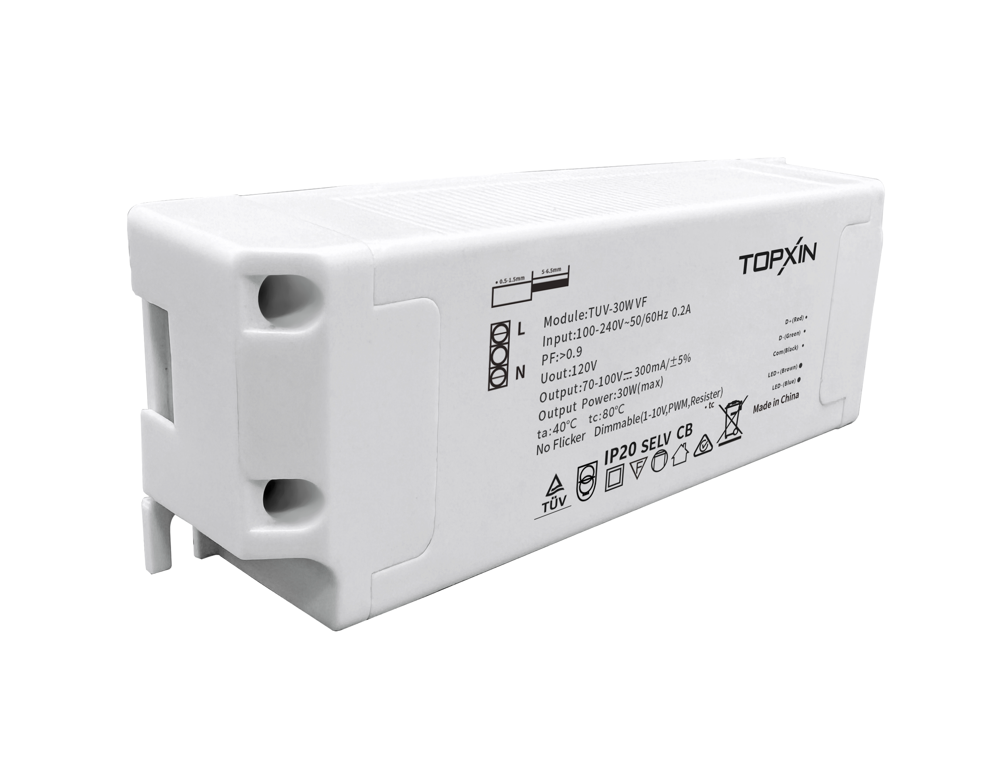 Buy Wholesale China 30w 300ma 750ma 1000ma No Flicker Isolated 20-100v ...