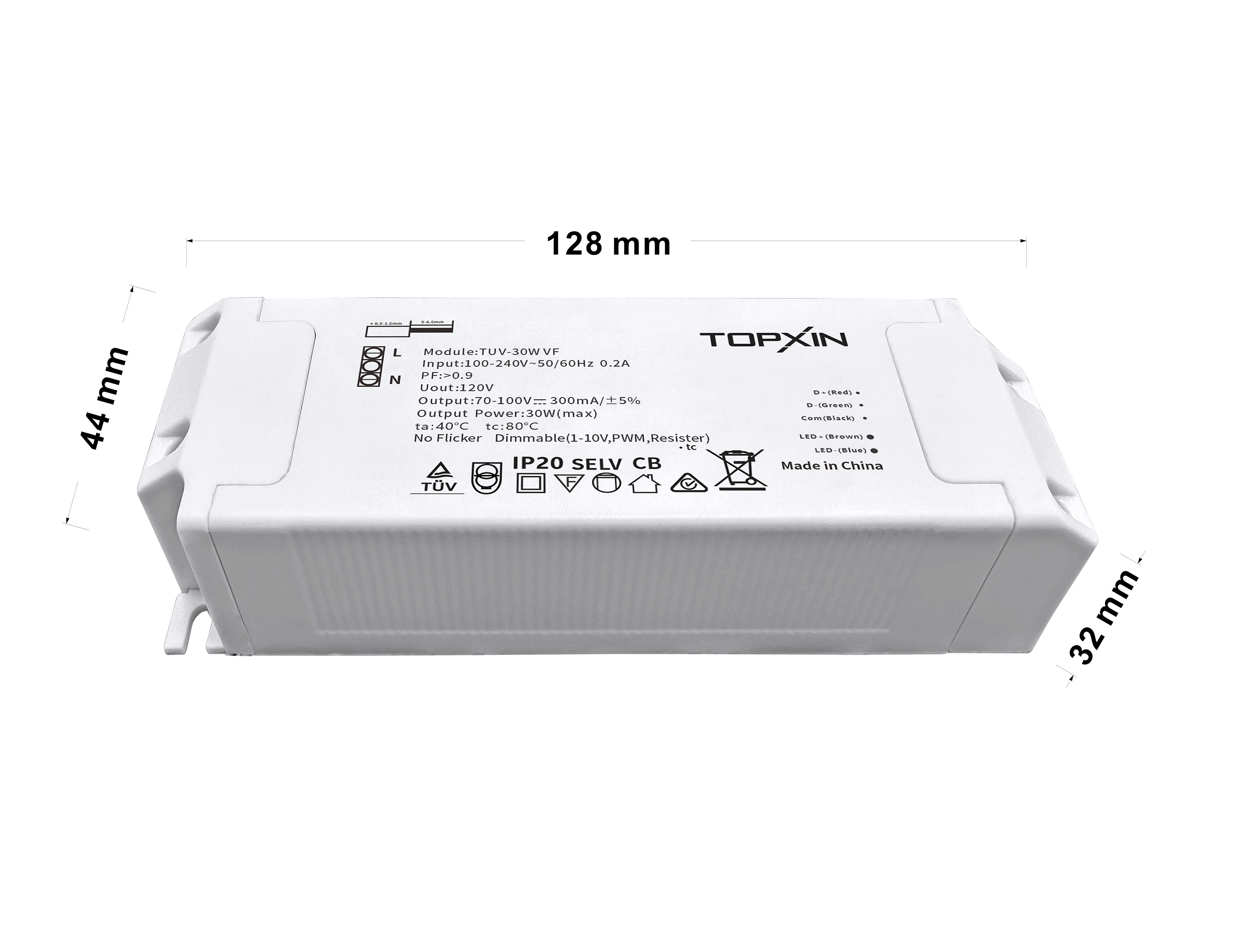 Buy Wholesale China 30w 300ma 750ma 1000ma No Flicker Isolated 20-100v ...