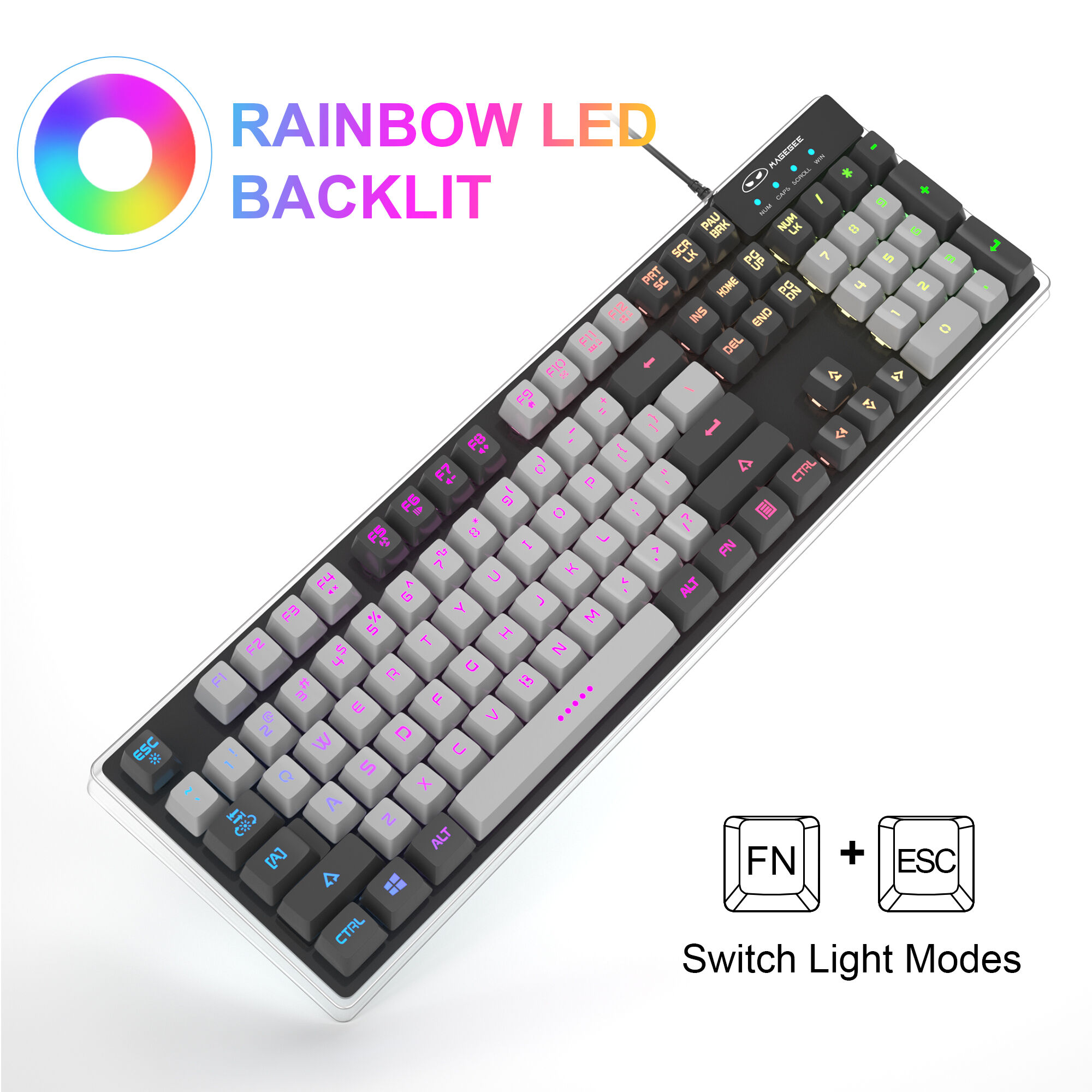 Buy Wholesale China Magegee K1 Rgb Gaming Keyboard And Mouse Combo ...