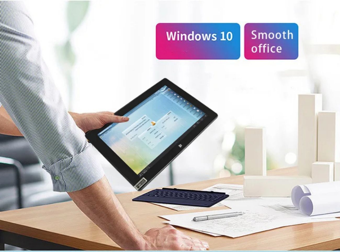 Buy Wholesale China Top Brands 10.1 Inch 2 In 1 Laptop Win 10 System ...