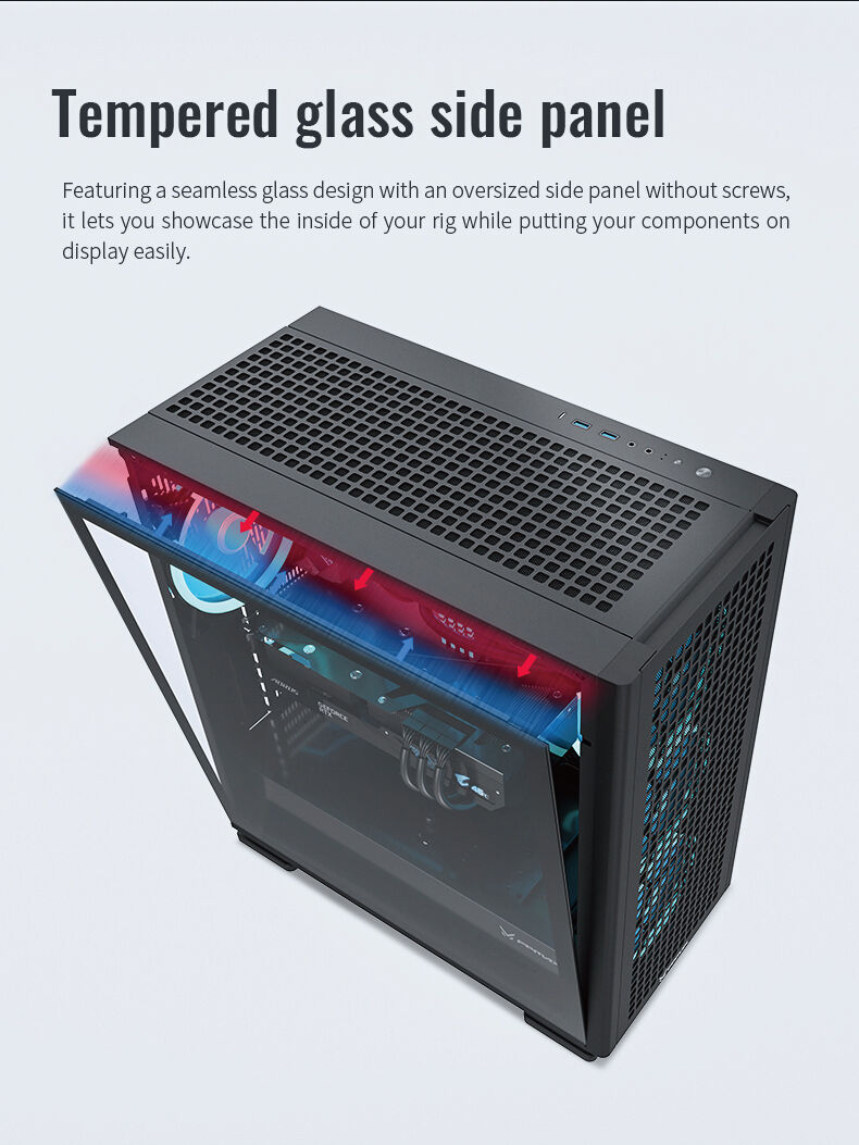 Fpmax Latest Official Pc Case Magnetic Dust Filter Atx Gaming Casing ...