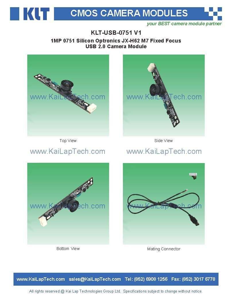 Factory Direct High Quality Hong Kong SAR Wholesale Klt-usb-0751 V1 1mp ...