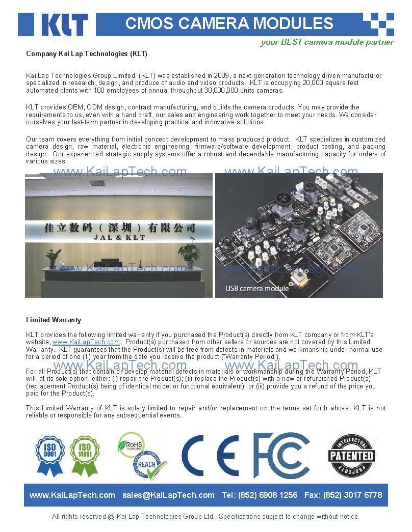 Factory Direct High Quality Hong Kong SAR Wholesale Klt-usb-0751 V1 1mp ...