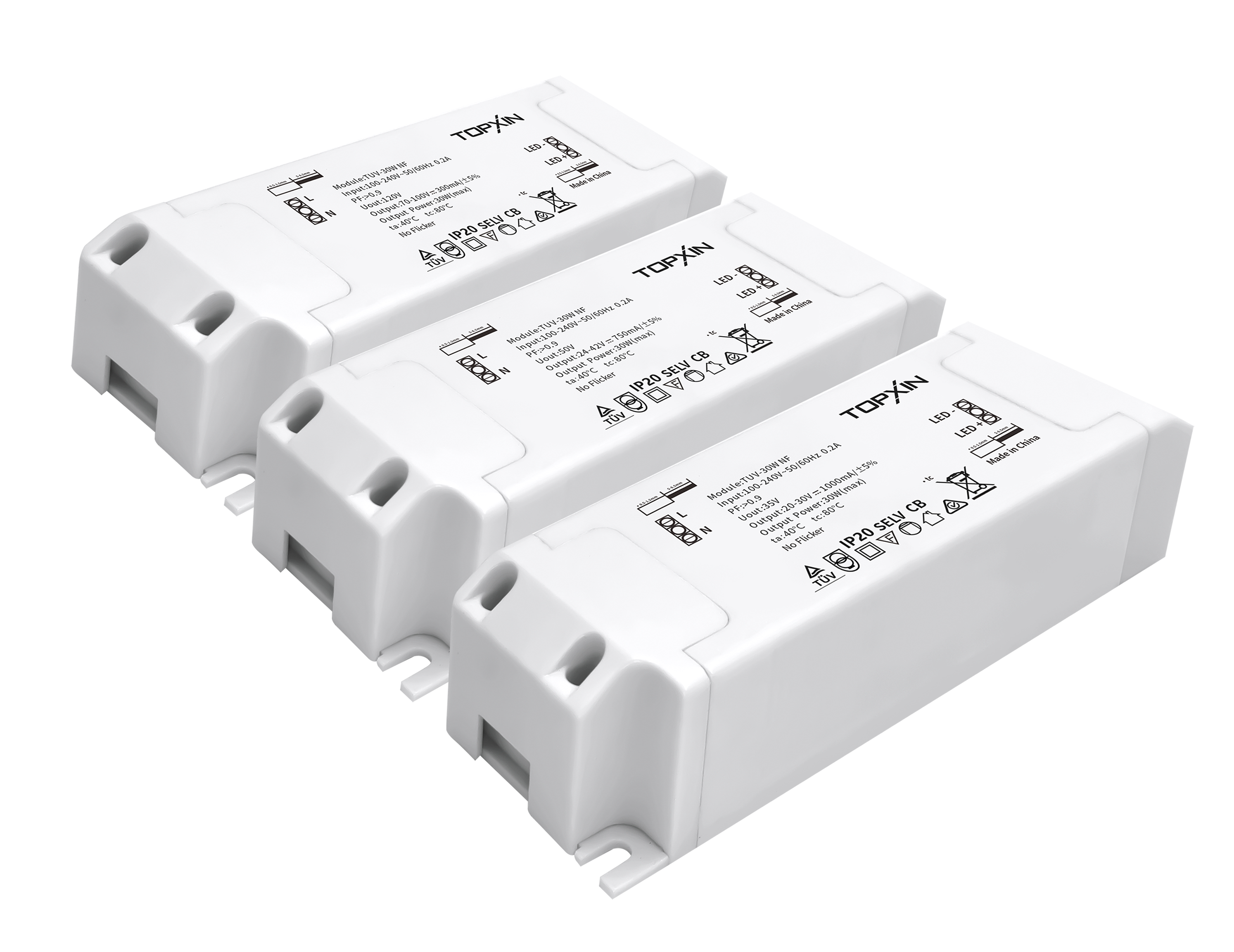 Buy Wholesale China 30w 300ma 750ma 1000ma No Flicker Isolated 20-100v ...