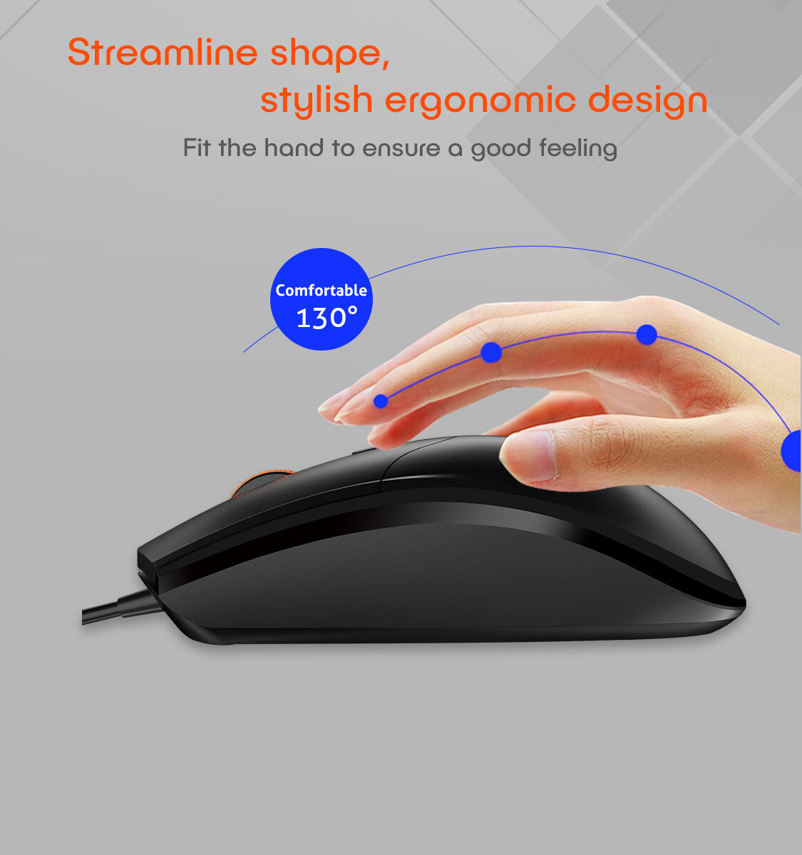 Meetion Mt-m362 Normal Size Left Right Desktop Wire 1600dpi Optical Usb ...