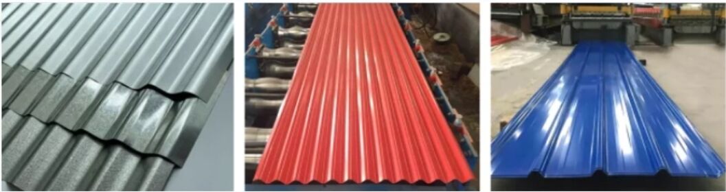 Lembaran Atap Baja Bergelombang Galvalume Desain Baru 22 Gauge Berbagai ...