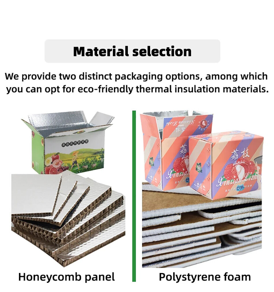 Thermal Insulated Meat Frozen Food Packing Cardboard Box For Cold Chain ...
