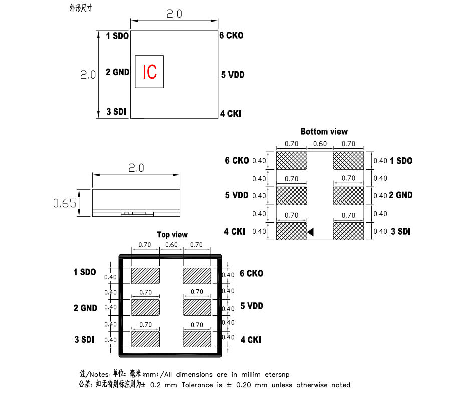 Factory Sell 2020 2121 Rgb Led Ic Addressable Mini Full Color Smd With ...