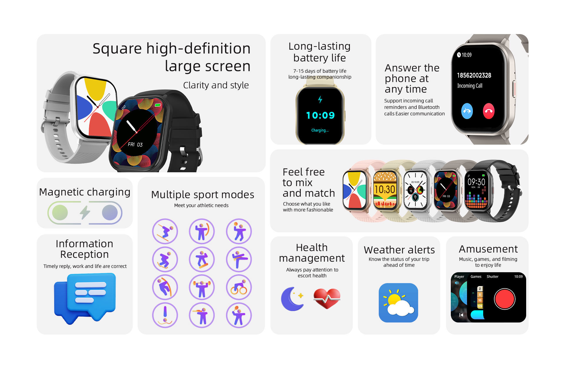Buy Wholesale China 2.01 Inch Tft Colorful Fashion Design Smart Watch ...