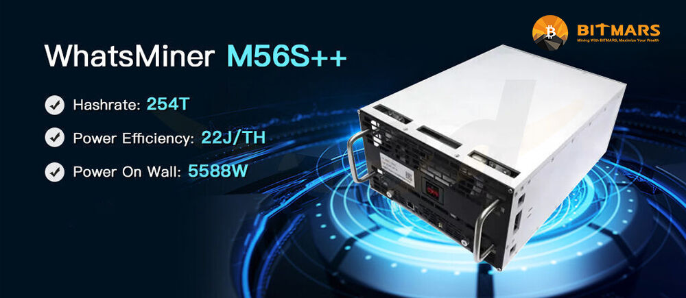 Supplier Cheap Whatsminer M56s++ Microbt Mining Sha-256 Algorithm With ...