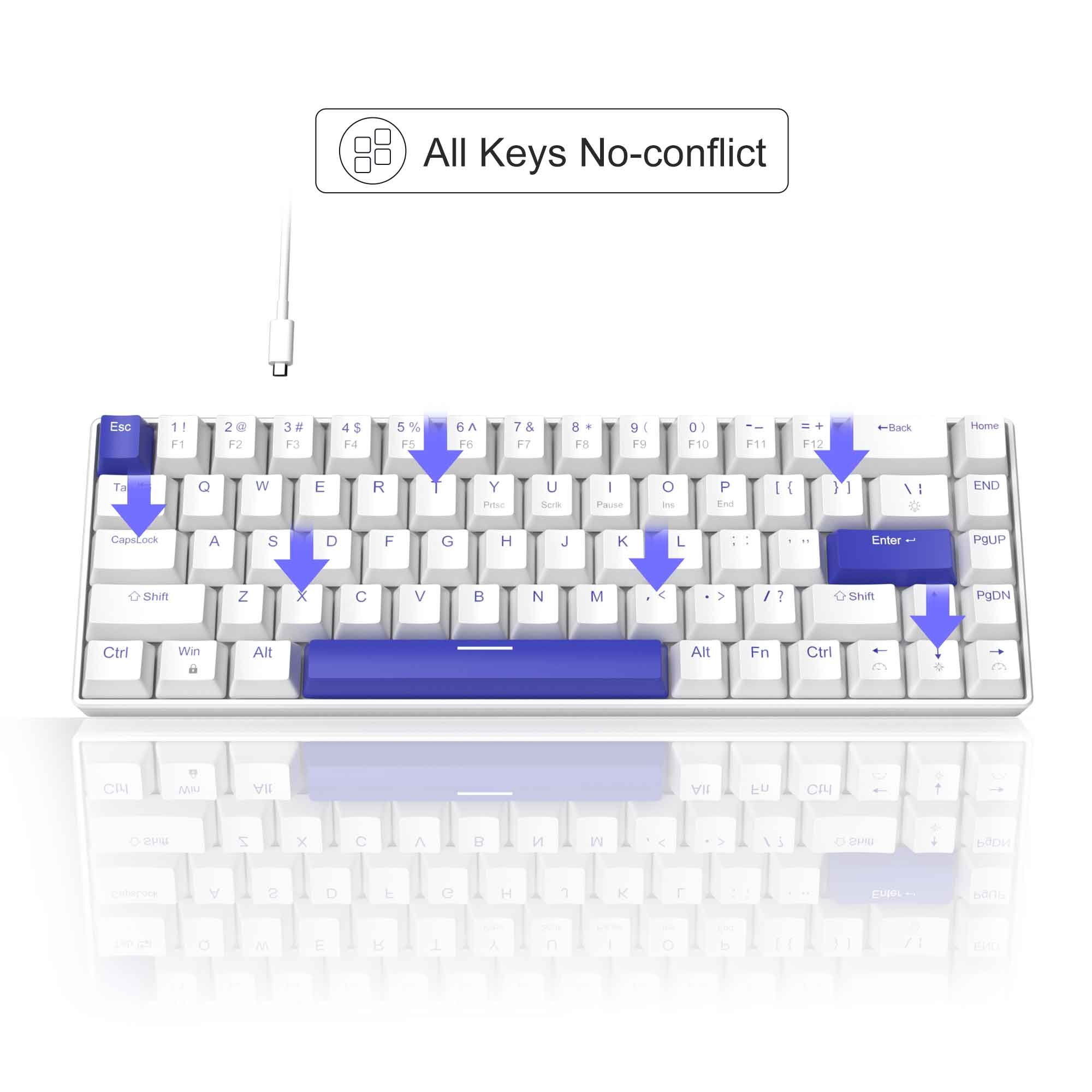 Buy Wholesale China Magegee New Mk-box Slim 60% Mechanical Gaming ...