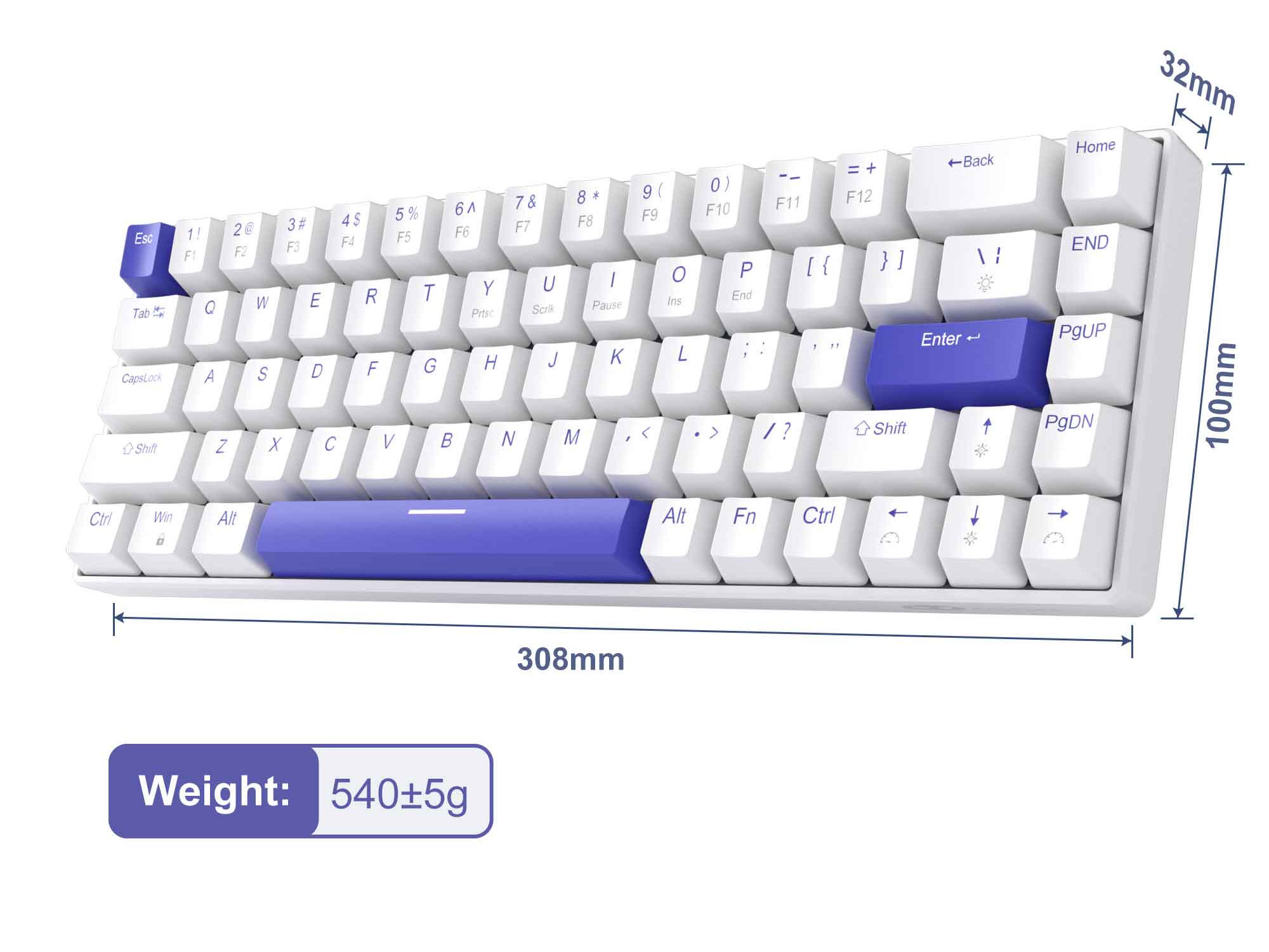 Buy Wholesale China Magegee New Mk-box Slim 60% Mechanical Gaming ...