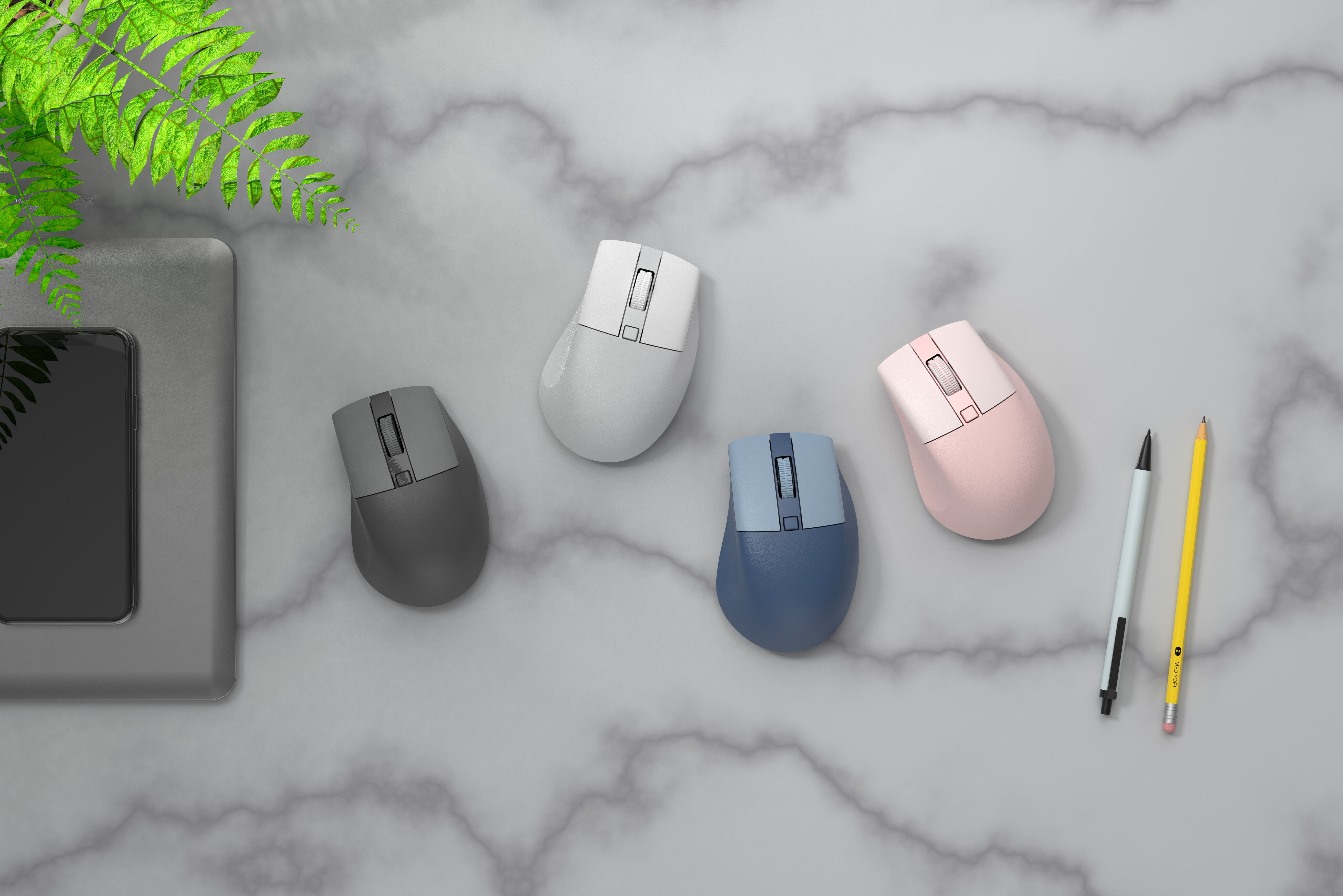 Buy Wholesale China 2.4g+bt5.0 Wireless Bluetooth Mouse With Silent ...