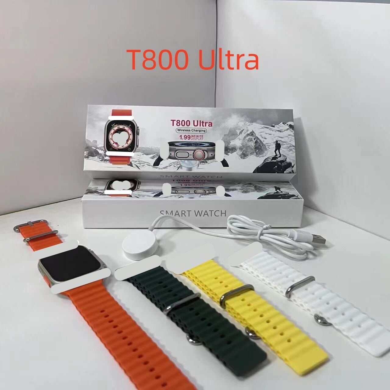 New Arrival 2023 T800 Ultra Smartwatch Bt Talking Touch Round Heart ...
