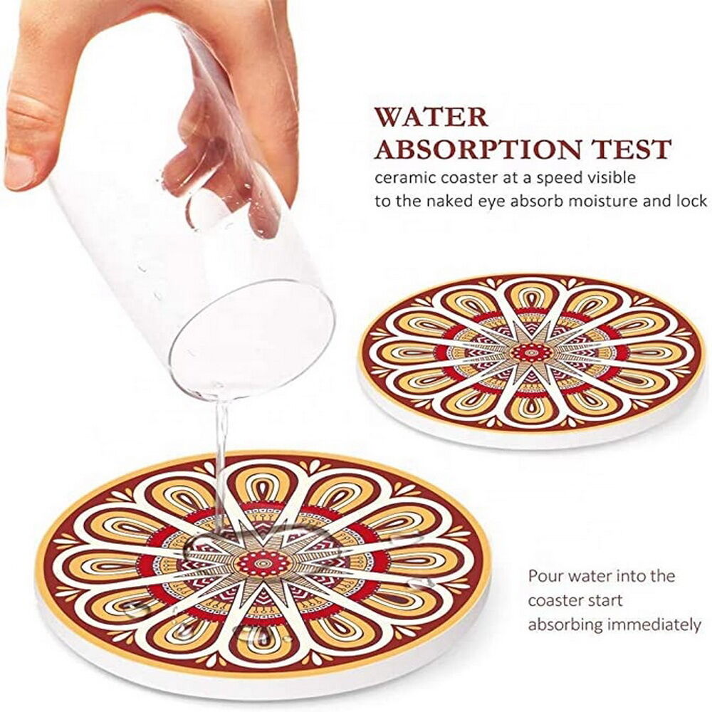 Buy Wholesale China Coaster For Drinks Ceramic Absorbent Coasters With ...