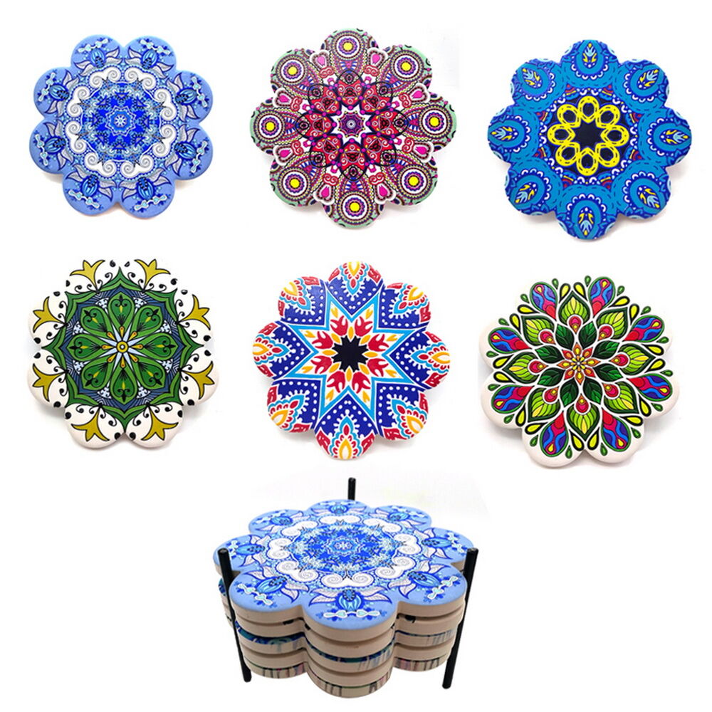 Buy Wholesale China Hot Selling Absorbent Ceramic Coasters 4" Diameter ...